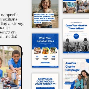 Non-profit Social Media, Ngos Templates, Donation, Fundraising, Charity ...