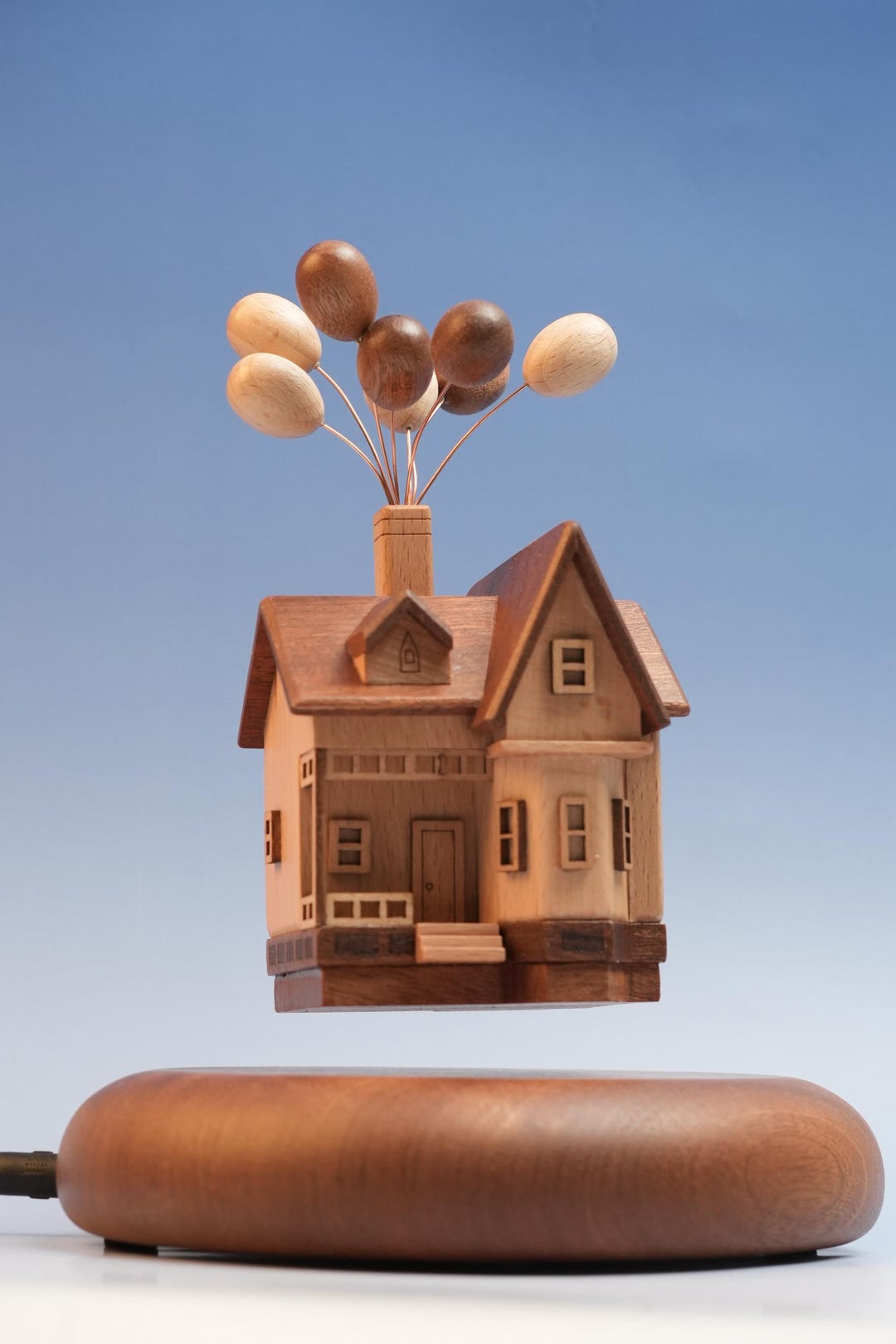 Wooden Floating House Automaton,magnetic Levitating Cabin, Magnetic ...