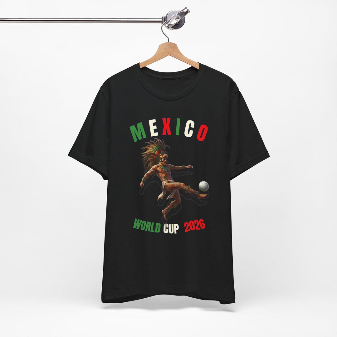 Mexico Aztec Football Player Tee | World Cup 2026 Soccer T-shirt - Etsy