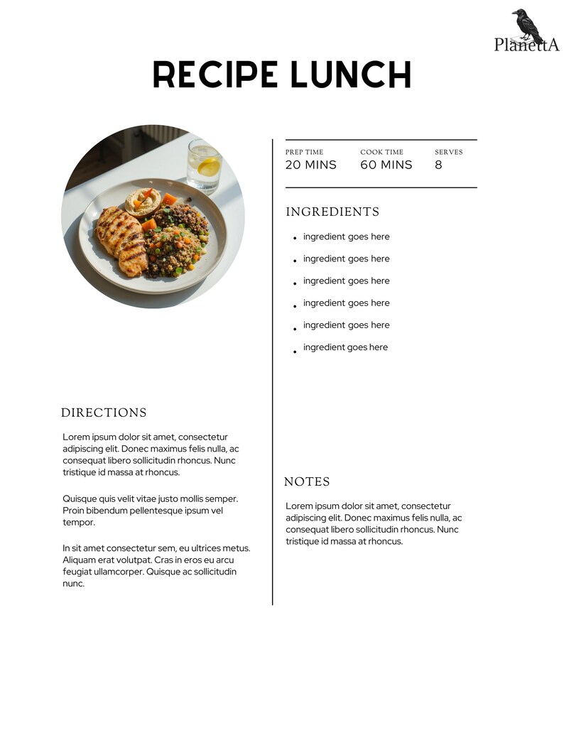 20-page Meal Planner | Weekly Meal Plan Template | Printable Food ...