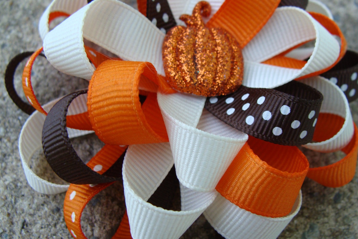 Fall Hair Bows Thanksgiving Hair Bows Pumkin Hair Bows Hair - Etsy