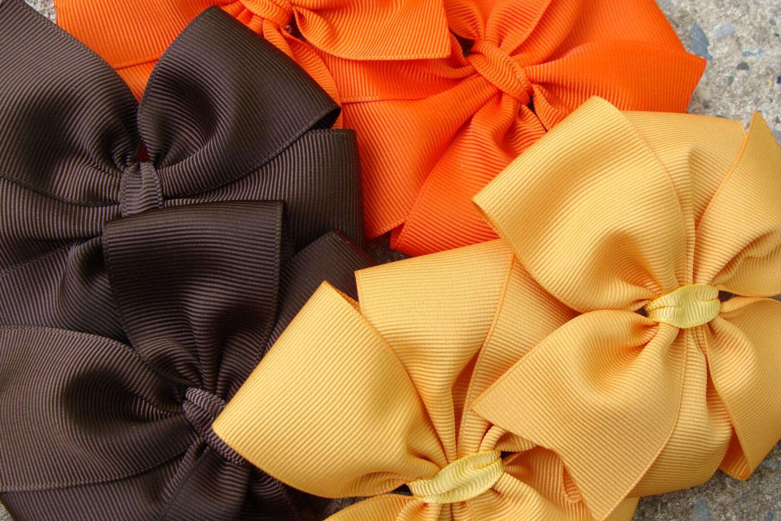 Hair Bow Fall Hair Bows Thanksgiving Hair Bows Pumpkin Hair Bows Hair ...