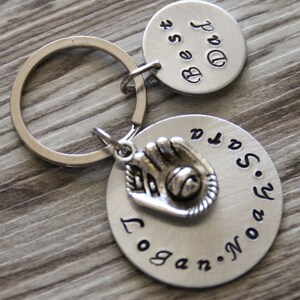 Personalized Father's Day Gift From Kids, Keychain, Key Fob, Customized ...