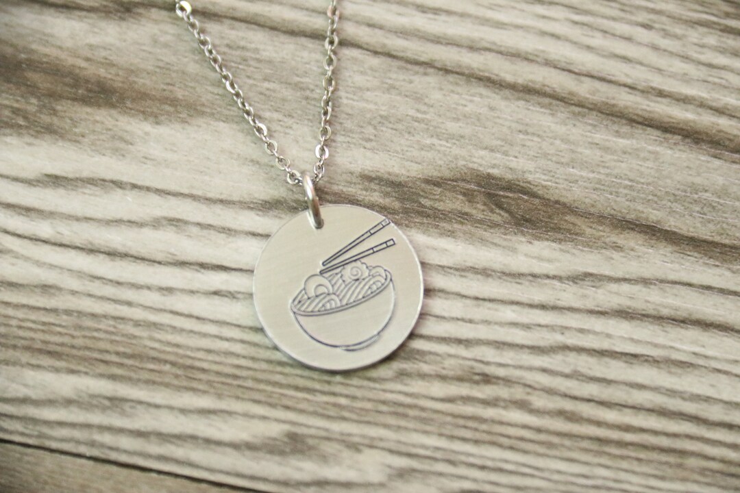 Ramen Noodles Necklace, Foodie Necklace, Asian Noodles - Etsy