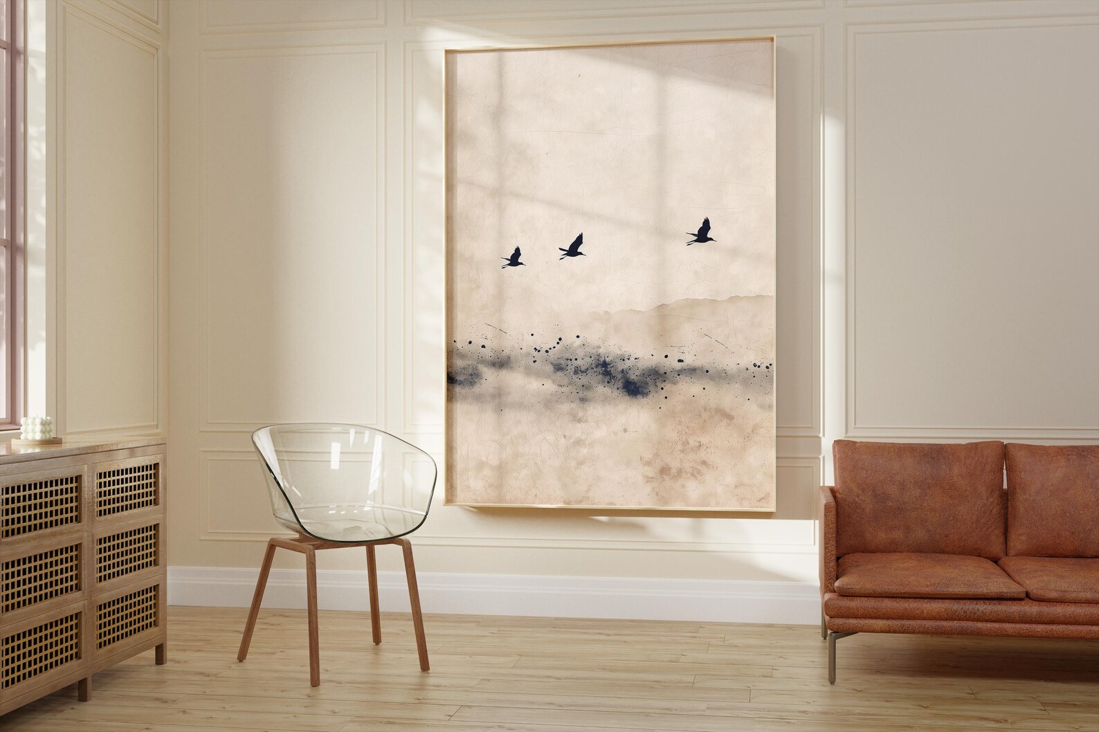 Neutral Minimalistic Art Japandi Poster Minimalist Wall Art Japanese ...