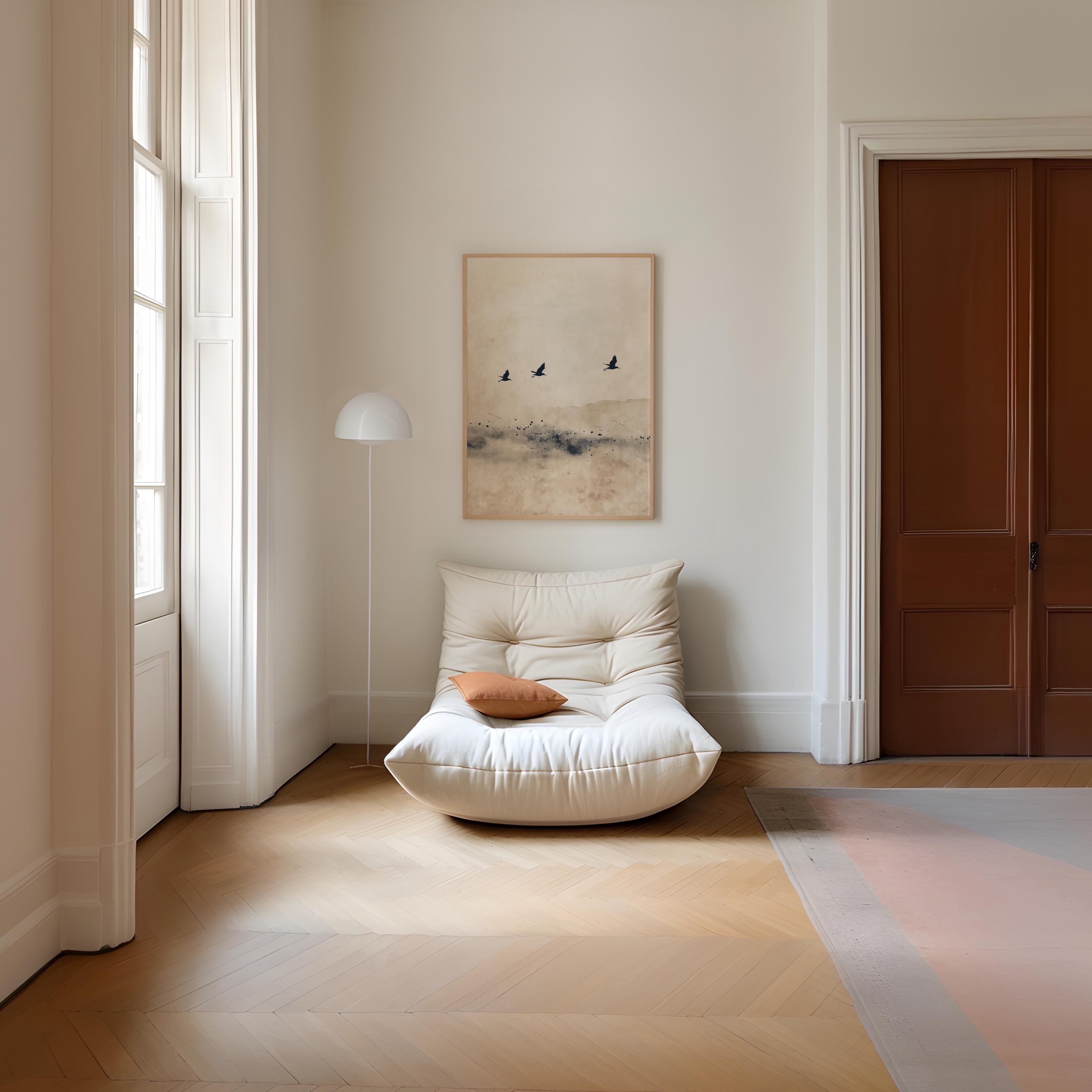 Neutral Minimalistic Art Japandi Poster Minimalist Wall Art Japanese ...