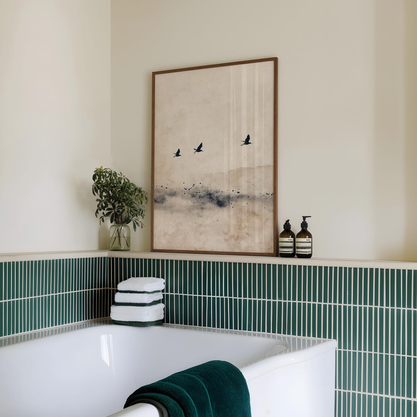Neutral Minimalistic Art Japandi Poster Minimalist Wall Art Japanese ...