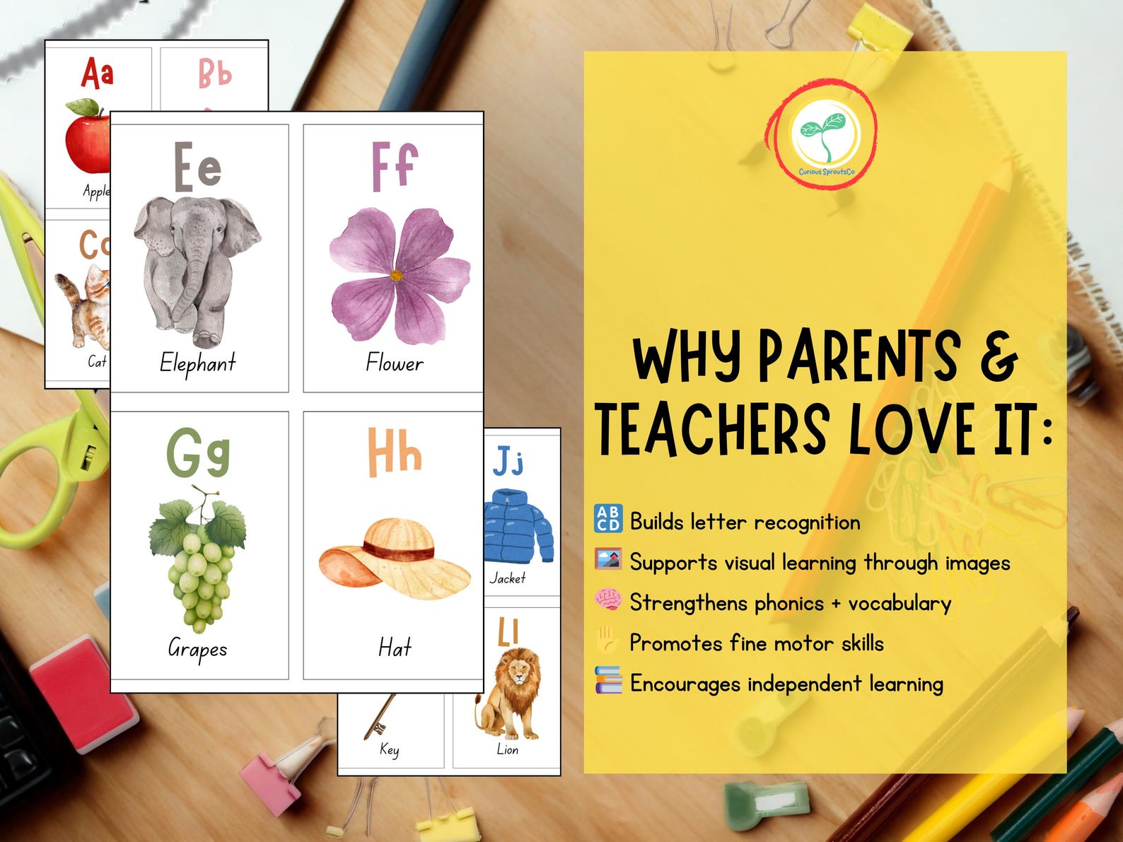 Alphabet Flashcards Printable, ABC Flashcards, Preschool Letter ...