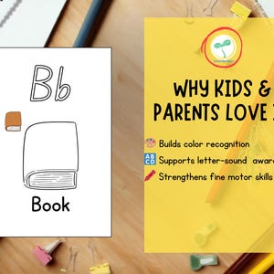 Alphabet Copy the Color Activity, Letter Recognition Game, Match and ...