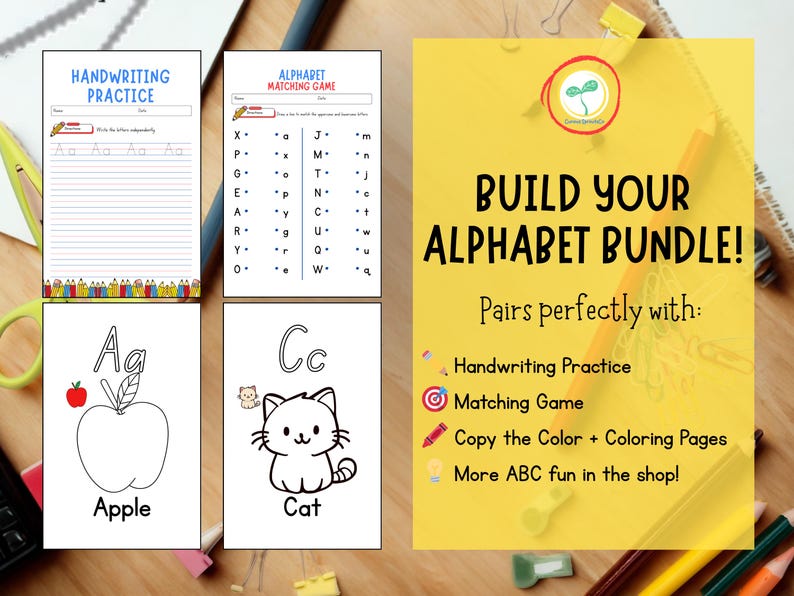 Alphabet Flashcards Printable, ABC Flashcards, Preschool Letter ...