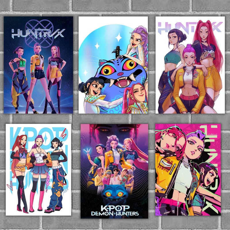 Poster kpop demon hunter - Etsy France