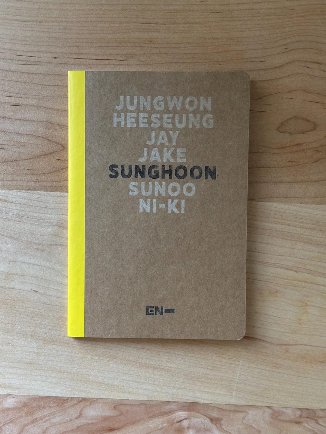 Enhypen Custom Laser-engraved A5 Notebook, Lined Paper. Great Gift for ...