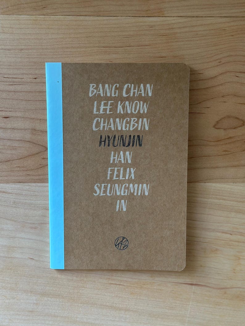 Stray Kids Laser-engraved Notebook: K-pop Fan Gift - Etsy