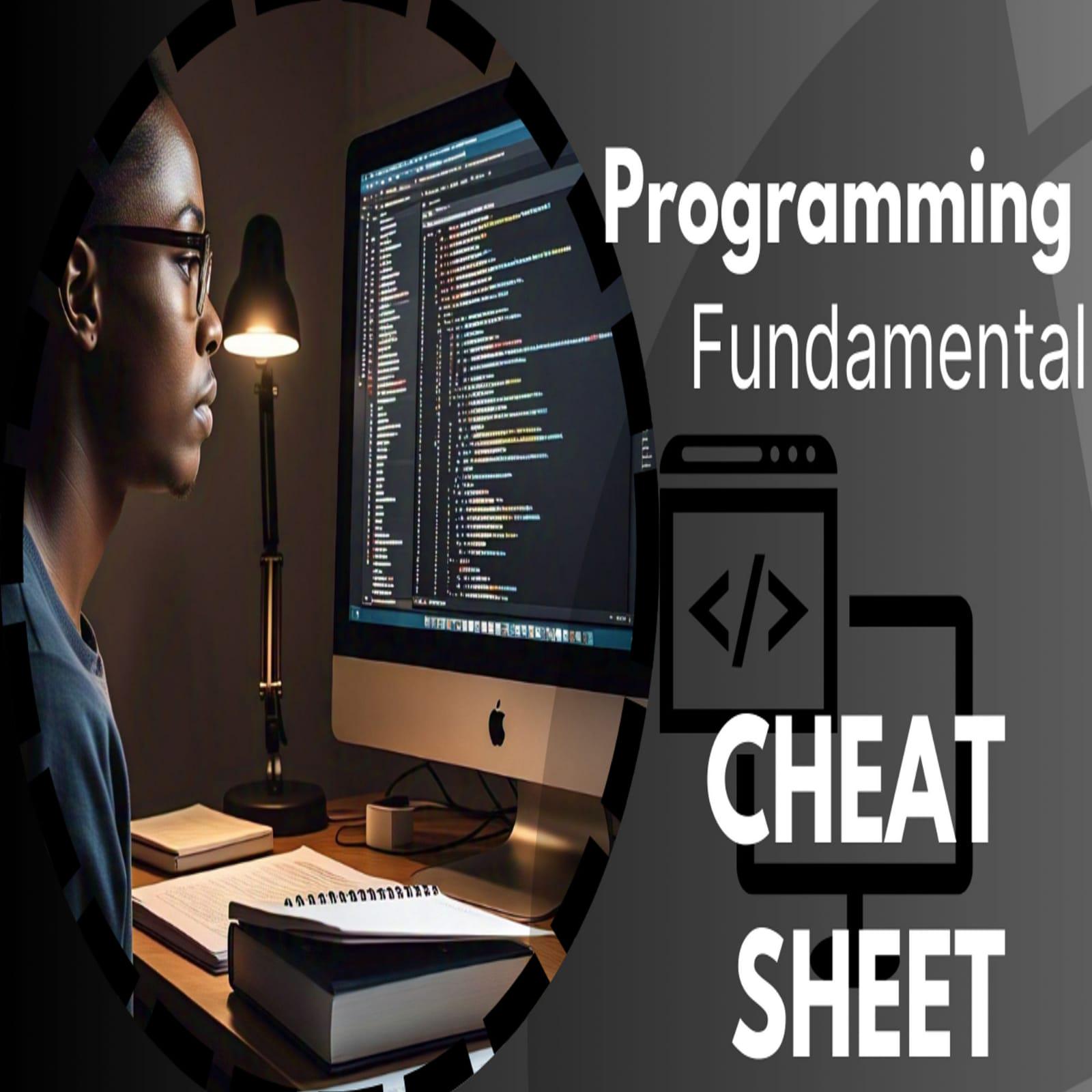 Programming Fundamentals Cheat Sheet, Python/javascript/c++ Basics ...