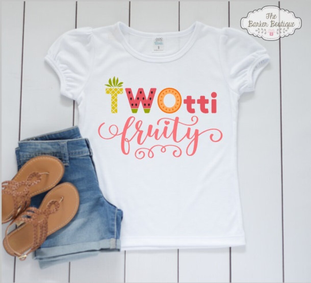 Twotti Fruity Birthday Shirt Puff Sleeve Shirt Boutique Birthday Outfit ...