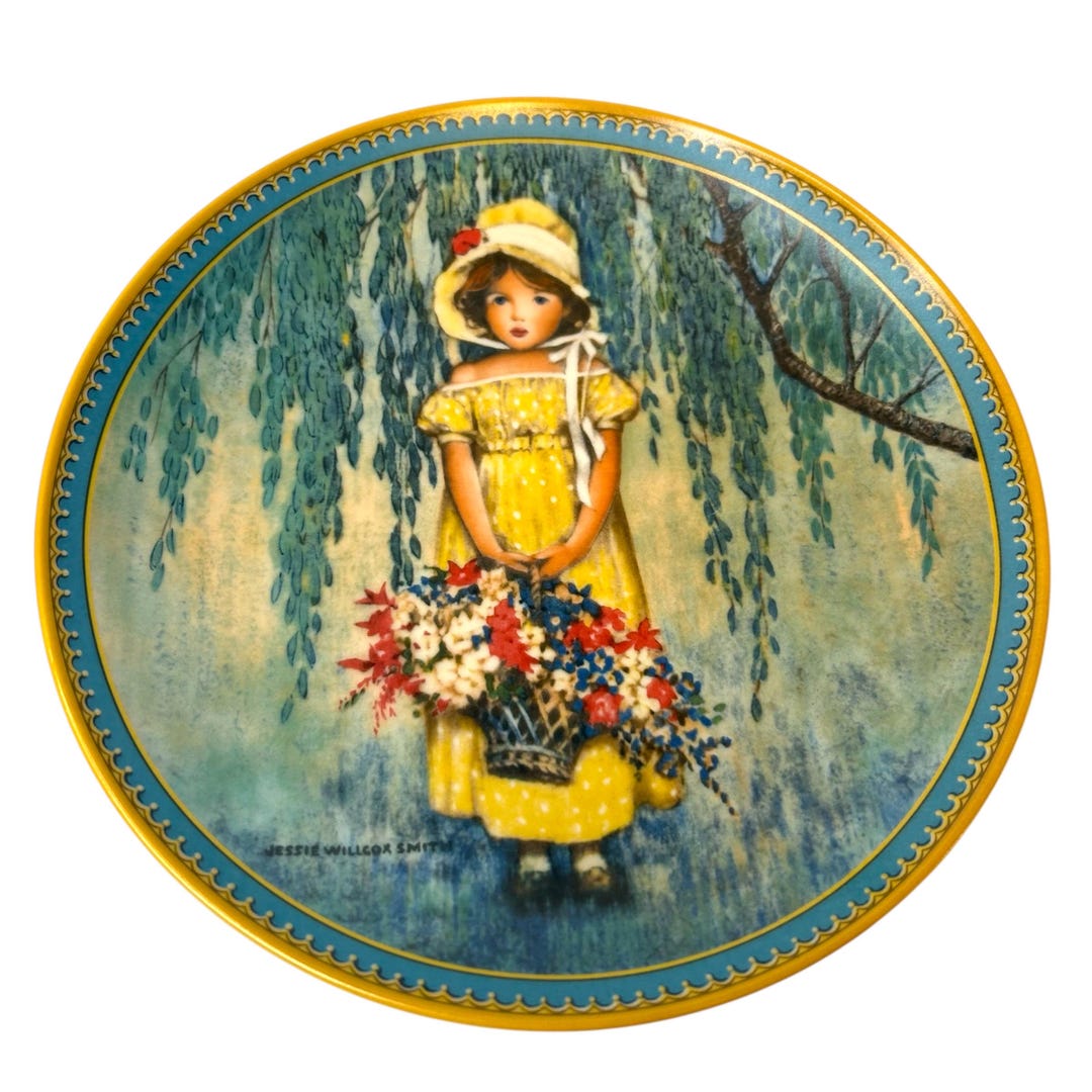 1986 Vintage KNOWLES #84-K41-221 Jessie Willcox Smith EASTER Collector ...