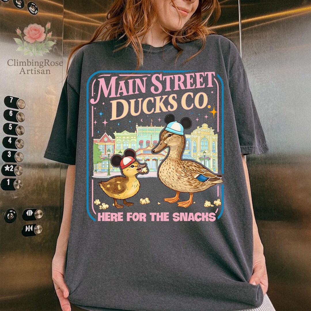 Retro Main Street Ducks Co PNG, Vintage Duck Street Design, Cute Duck ...