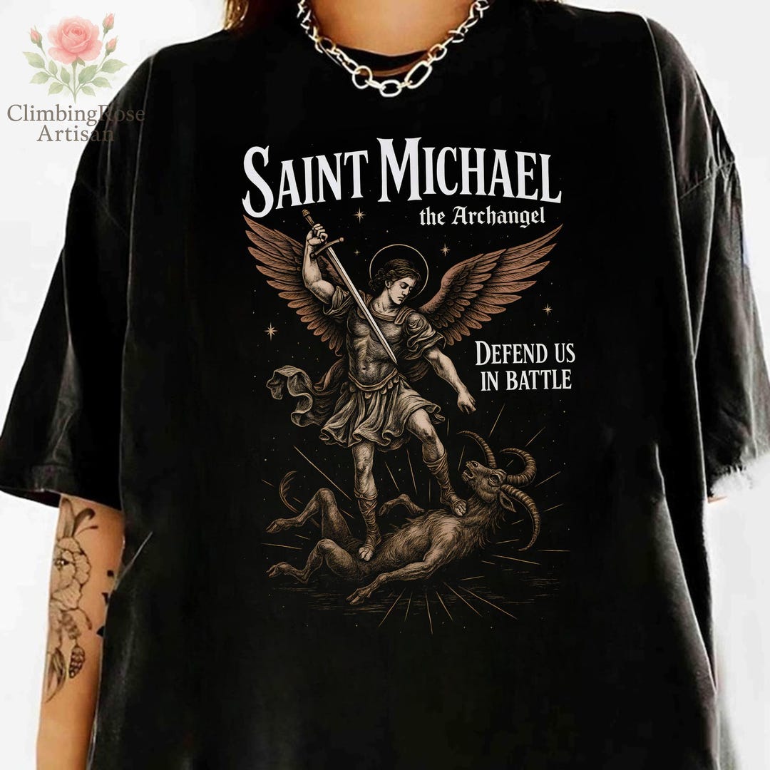 The Archangel Comfort Colors Shirt, Vintage Angel Graphic Tee ...