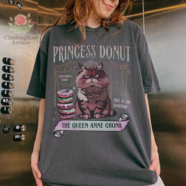 Princess Donut Queen Anne Chonk PNG, Dungeon Crawler Carl Fan Art PNG ...