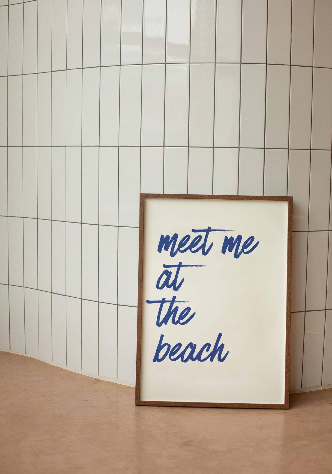 Beach Wall Art Set of 3 | Bikini Poster, Seashell Print, Meet Me at the ...