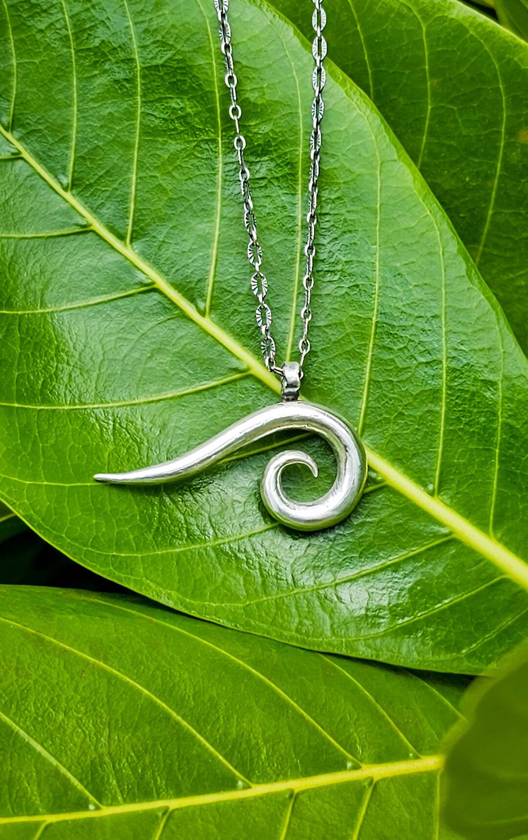 Wave Koru Pendant - Etsy