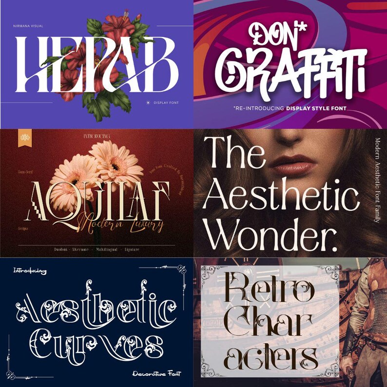 Old Money Fonts: 200+ Serif & Script Typefaces (instant Download) - Etsy