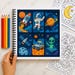 Space Adventure Coloring Book PDF for Kids & Teens, 30 Unique Outer ...