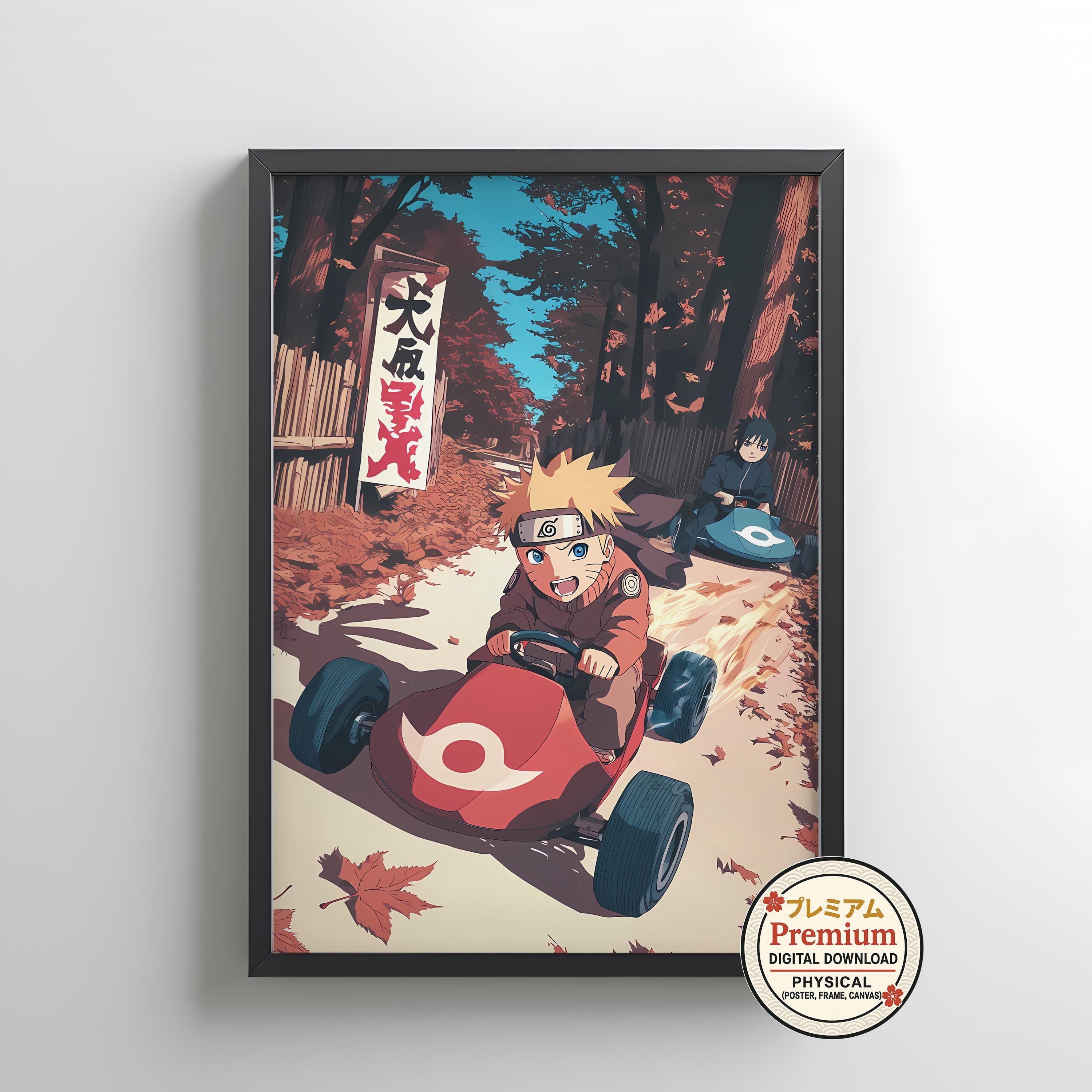 Naruto Uzumaki Kart Racing - Chakra-infused Speed in Autumn Scenery ...