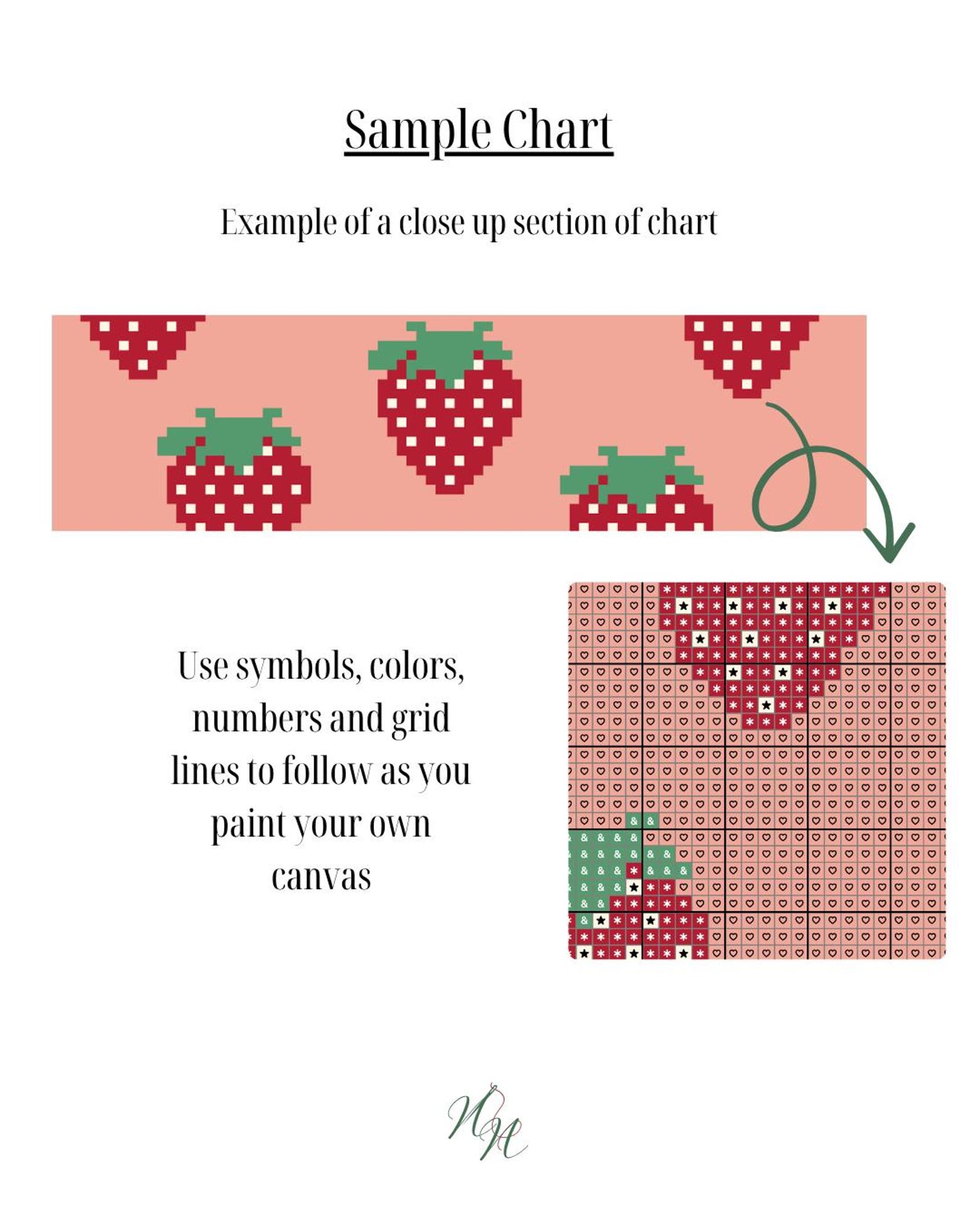 Hilton Head Needlepoint Pattern: Coastal Beach Stamp Design (PDF ...