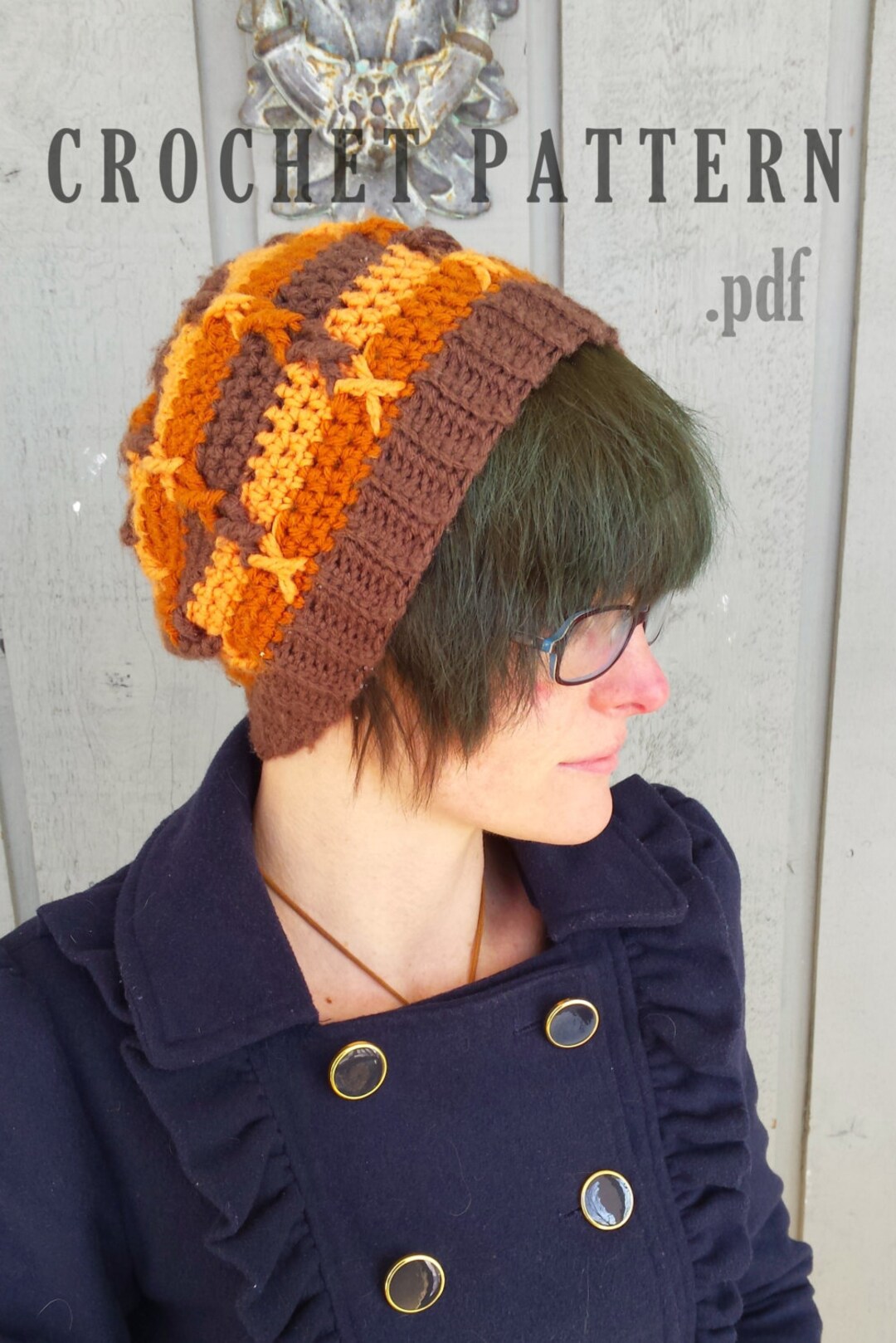 Crochet Pattern PDF Slouchy Beanie ~ Slouchy Hat ~ Winter Accessories ...
