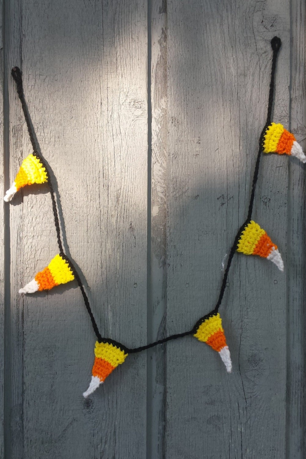 Candy Corn Bunting Pattern - Halloween Decor - Crochet Halloween ...