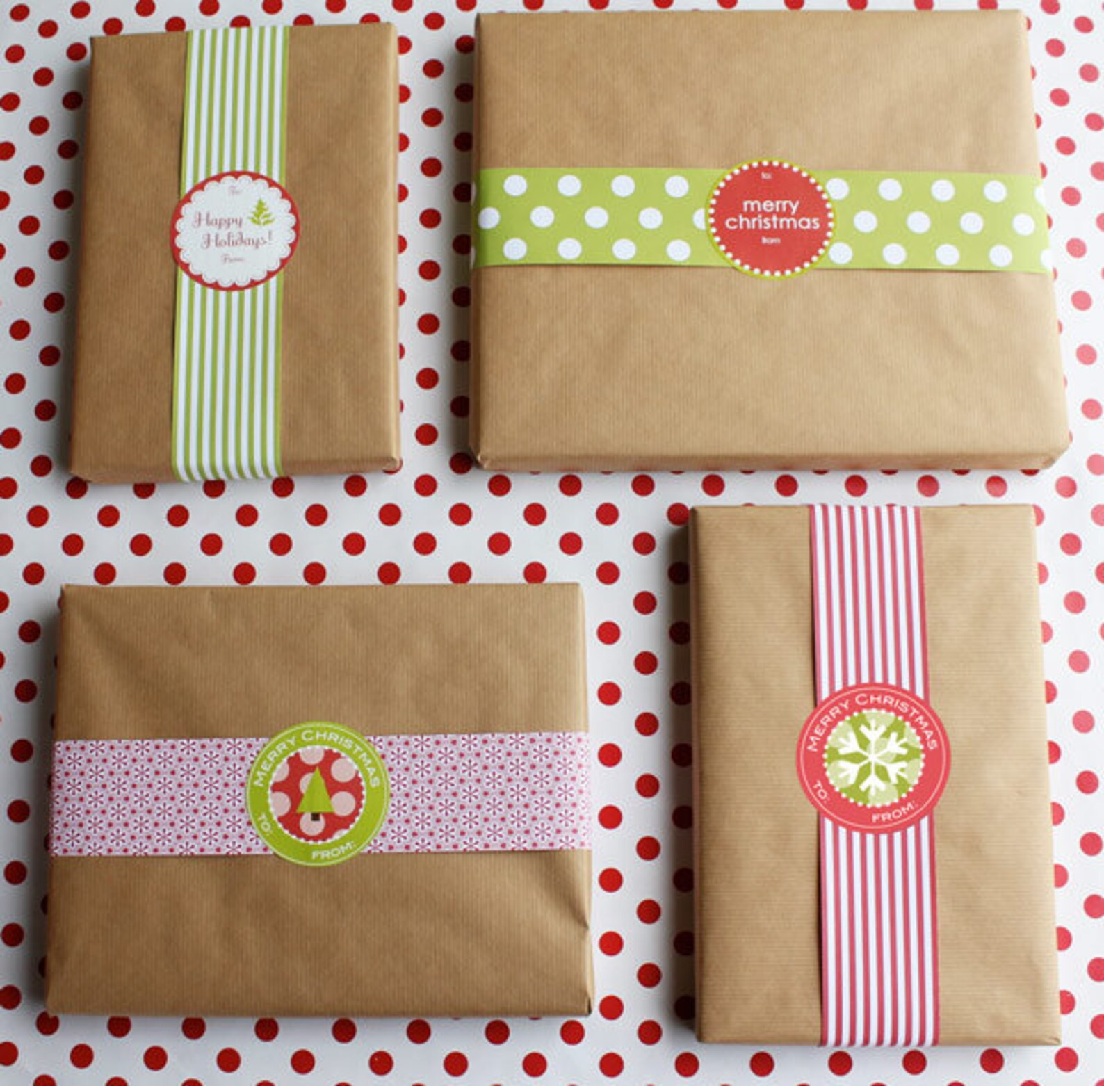 Modern Snowflake Labels | Etsy