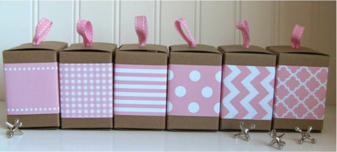 Pink Paper Ribbon in Pattern of Your Choice - Etsy