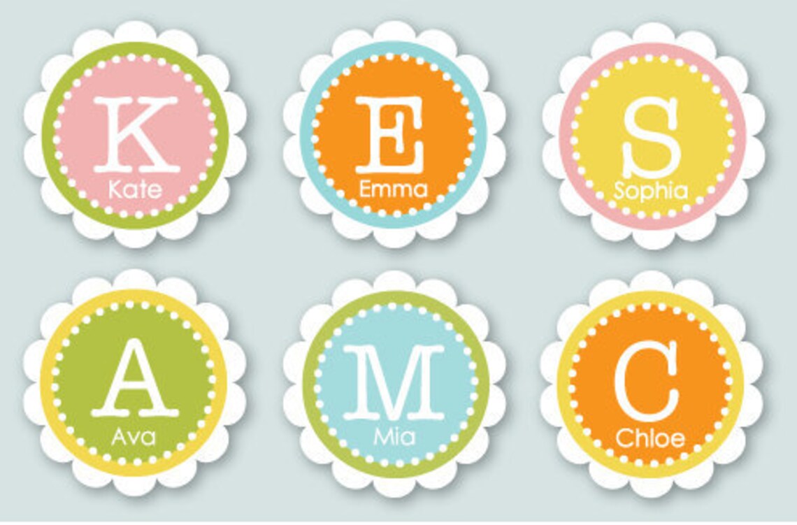 2 Inch Custom Labels You Choose Colors and Text - Etsy