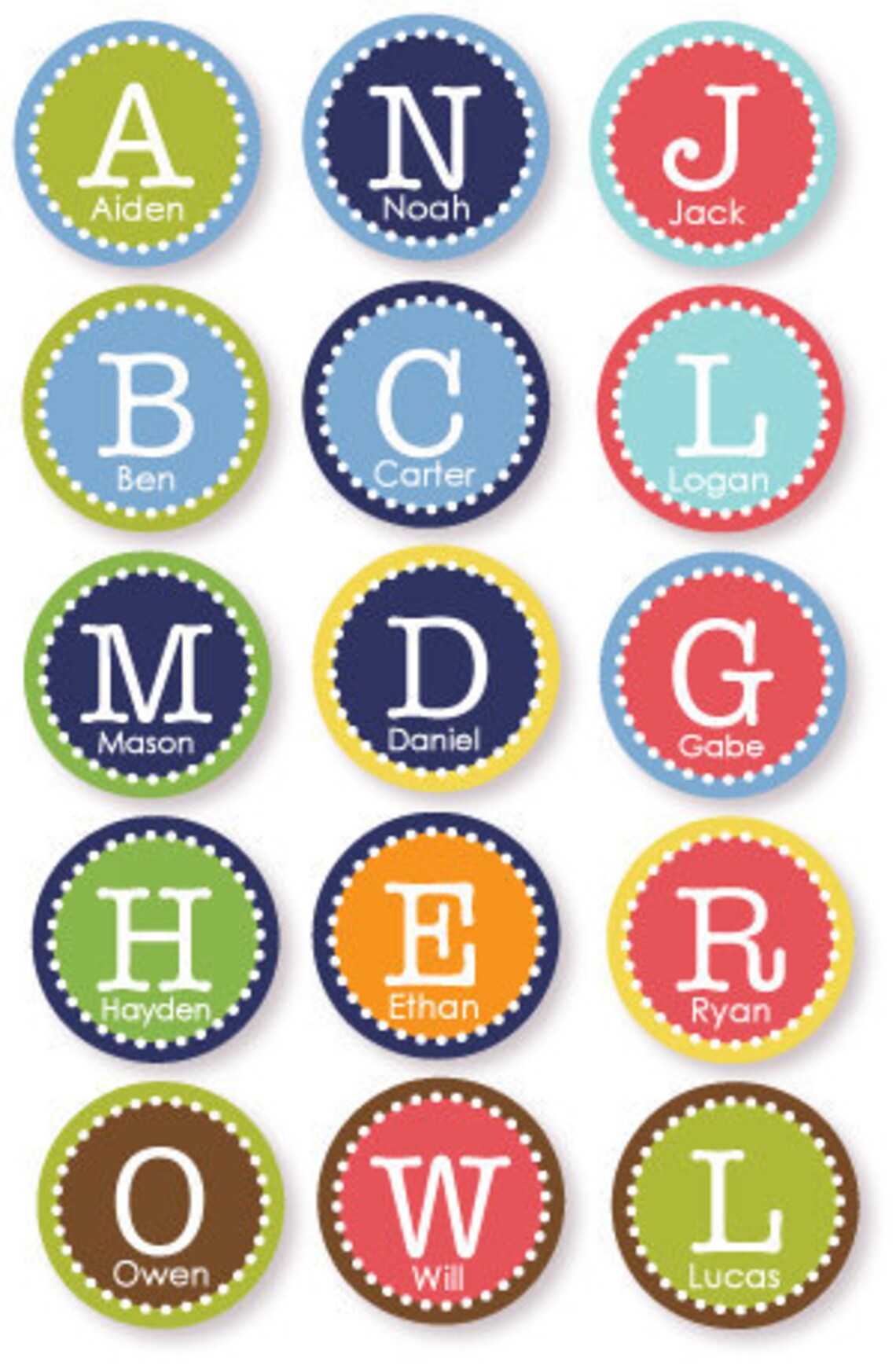 2 Inch Custom Labels You Choose Colors and Text - Etsy