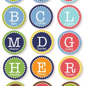 2 Inch Custom Labels You Choose Colors and Text - Etsy