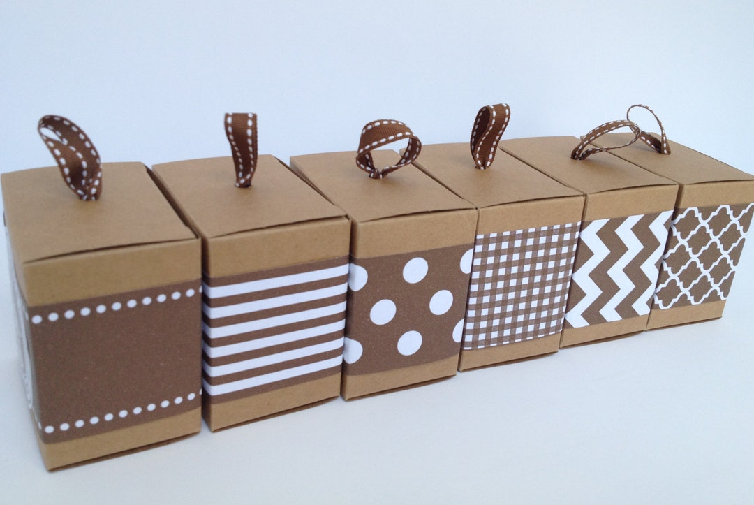 Brown Paper Ribbon in Pattern of Your Choice - Etsy