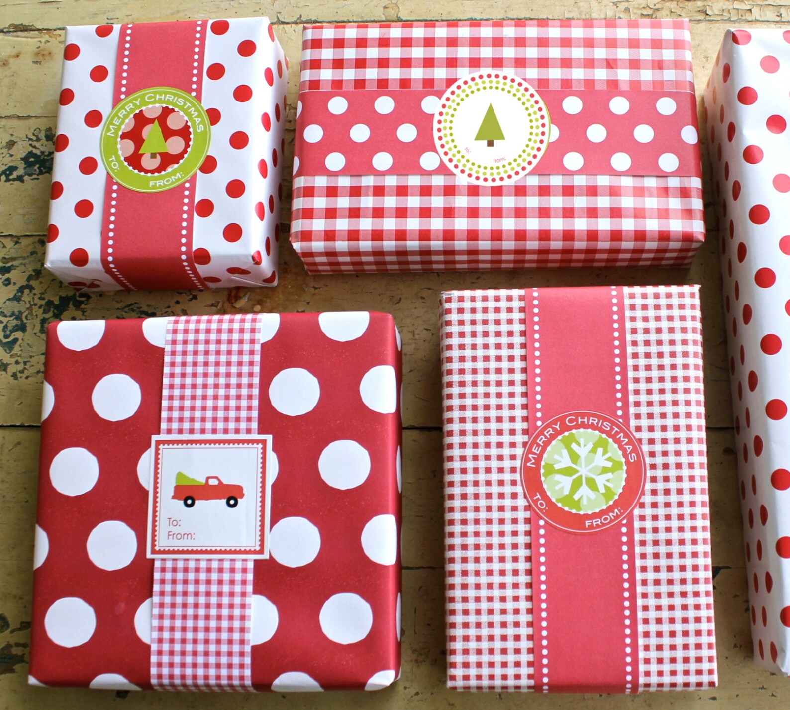 Modern Snowflake Labels | Etsy