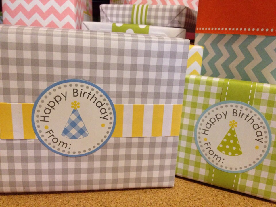 Birthday Labels Variety Pack - Etsy