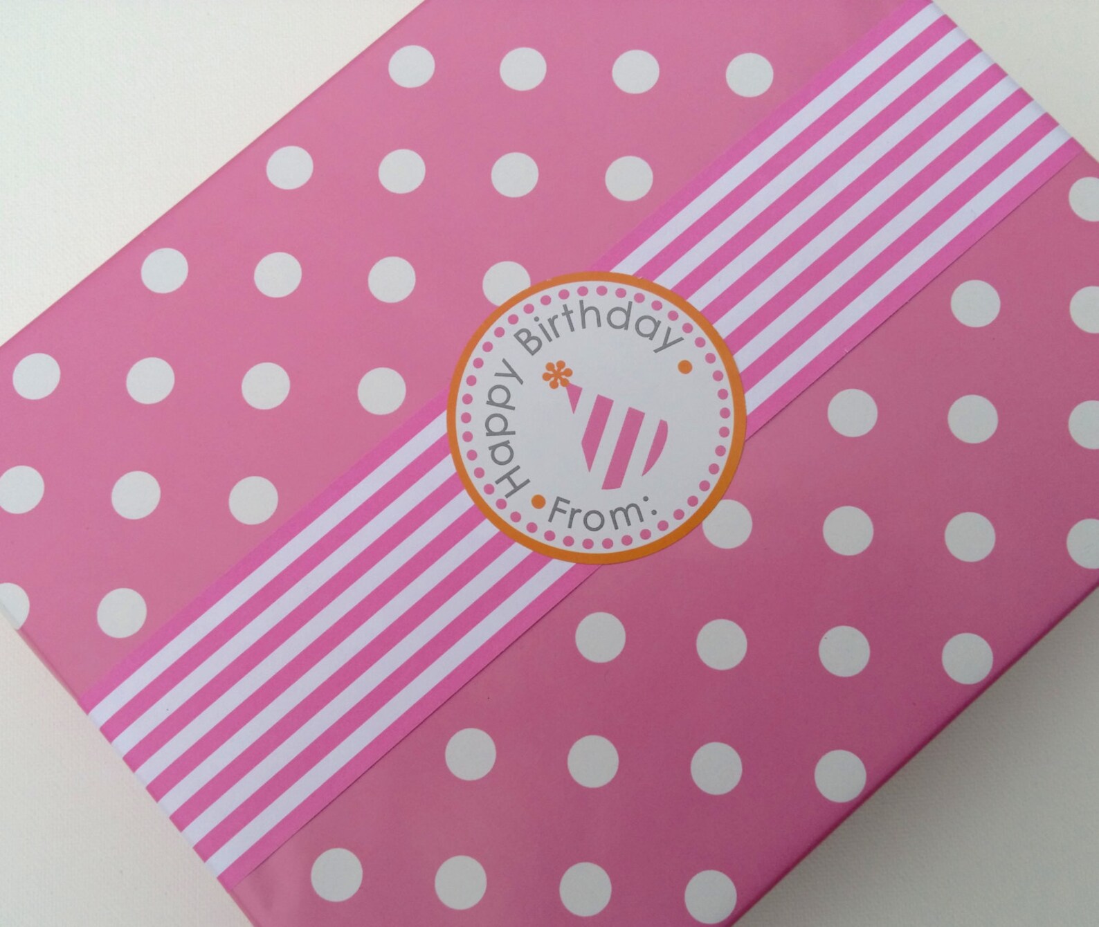 New Hot Pink Paper Ribbon in Pattern of Your Choice - Etsy