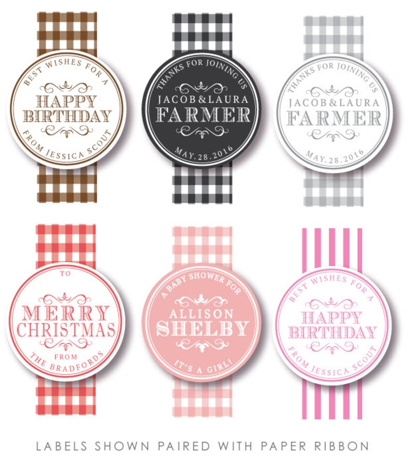 Customized Vintage Style Labels - Etsy