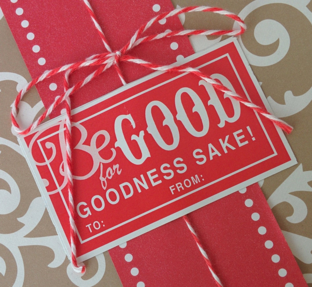 Labels - Be GOOD for Goodness Sake - Etsy