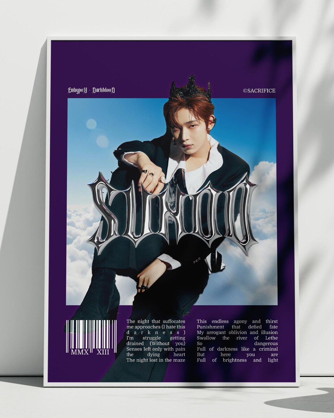 Sunoo Enhypen Inspired Art Print - Kpop Poster Digital Download - Etsy