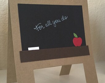 Chalkboard card | Etsy