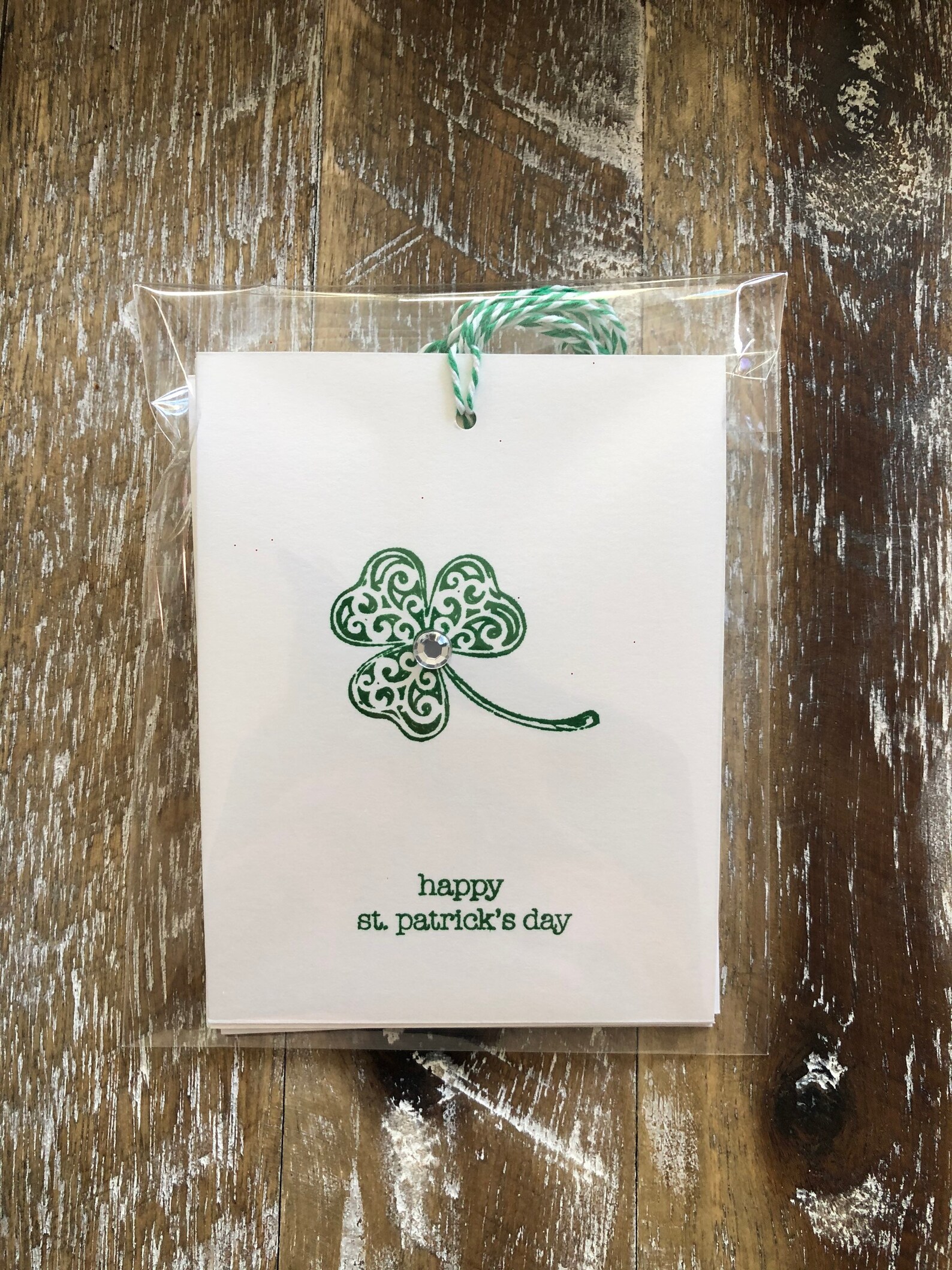 St. Patrick’s Day Shamrock Gift Tag (pack of 6) - Etsy
