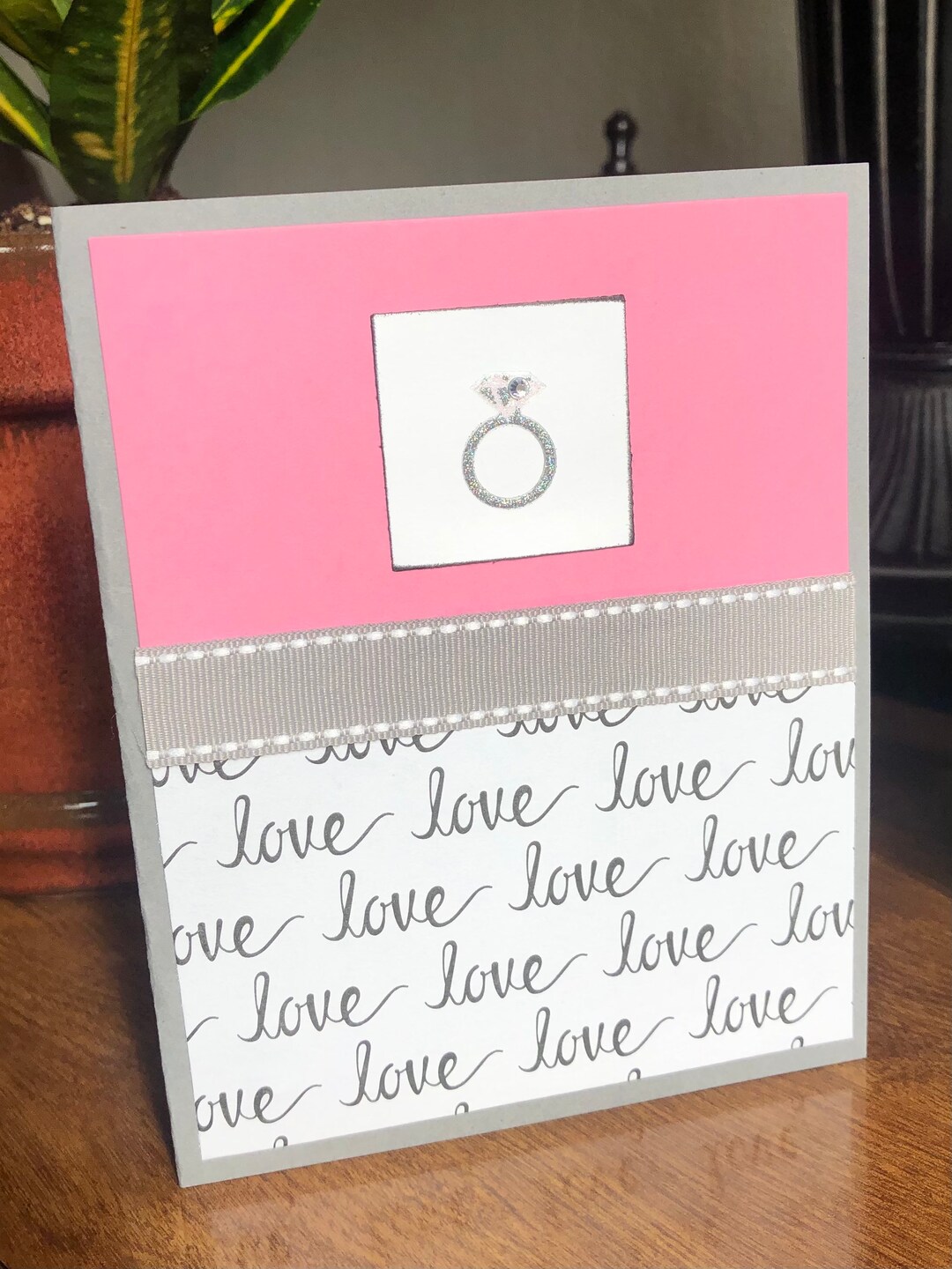 A Ring With Bling Card - Etsy