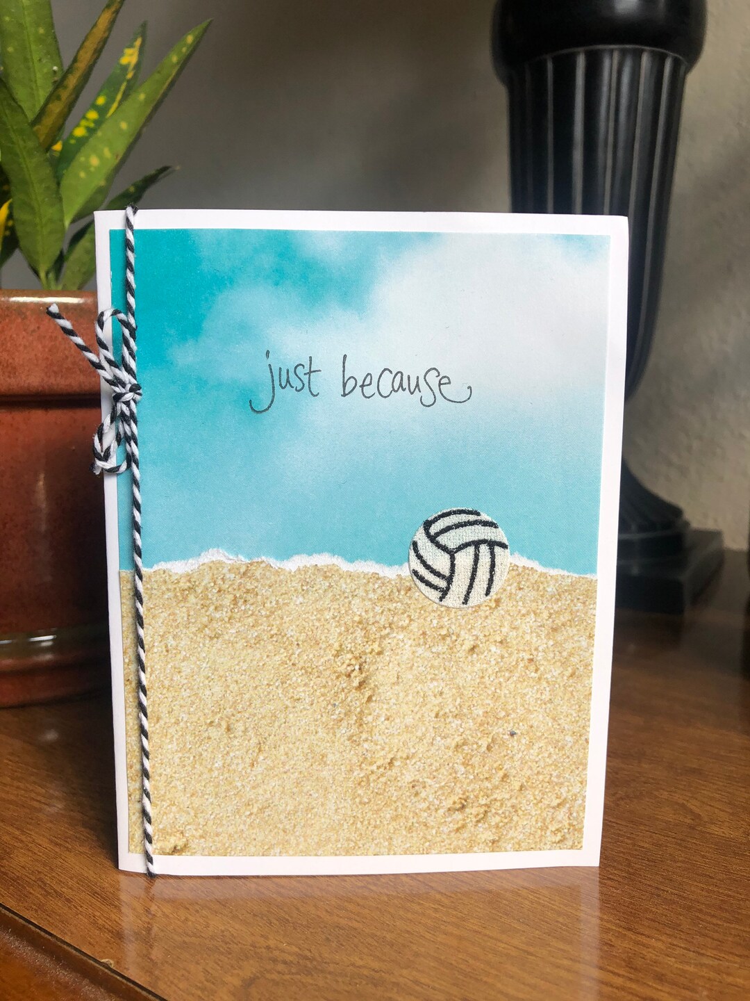 Volleyball Card - Etsy