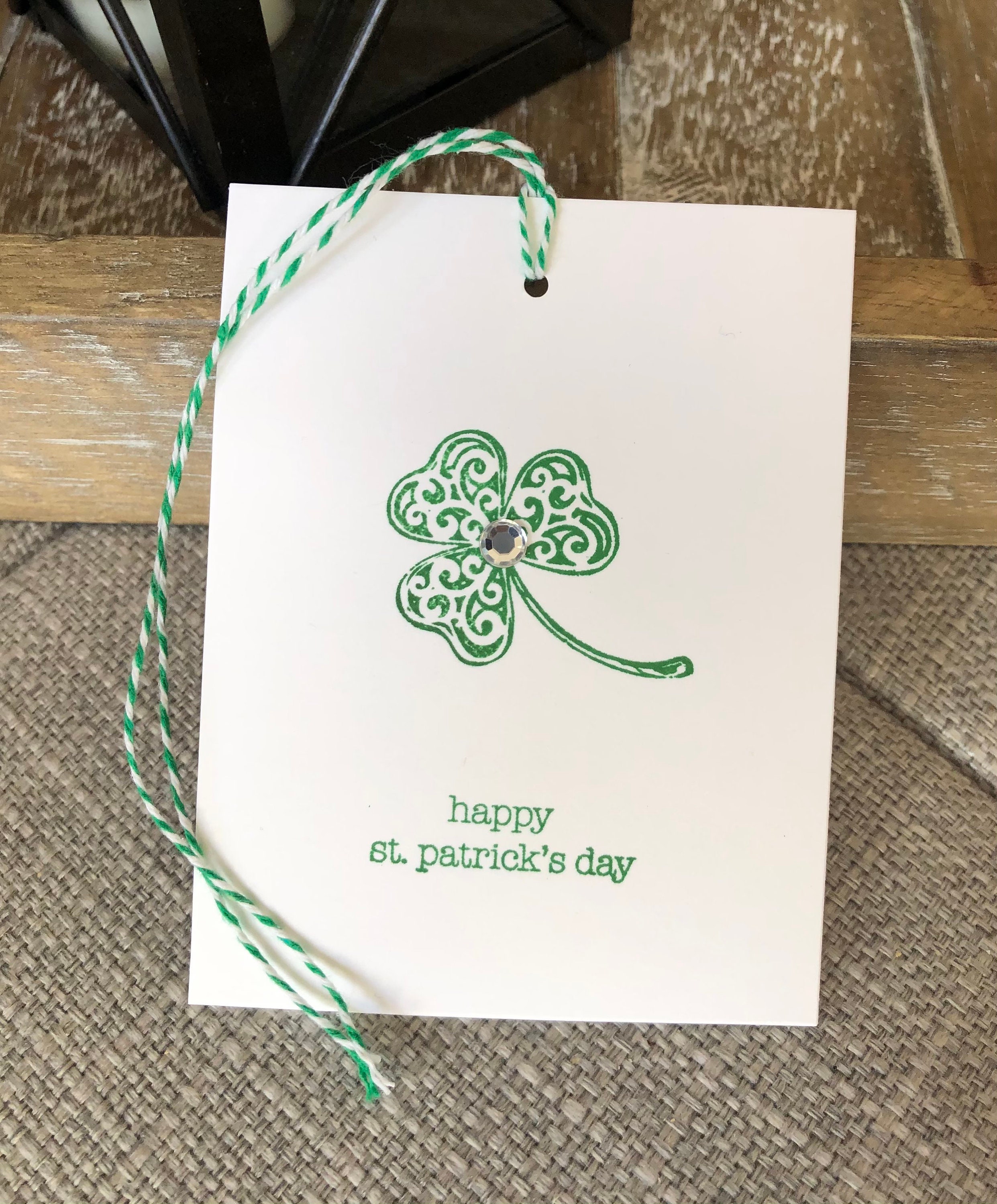 St. Patrick’s Day Shamrock Gift Tag (pack of 6) - Etsy