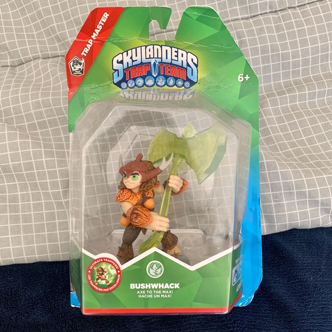 Skylanders Trap Team Trap Master Bushwhack Life Character Figure (in or ...