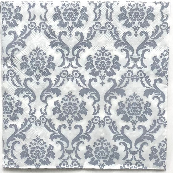 Decoupage Paper Sets Damask - Etsy